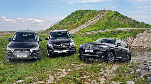 Audi Q7 – Volvo XC90 – Mercedes-Benz GLE: Surova borba za prestiž